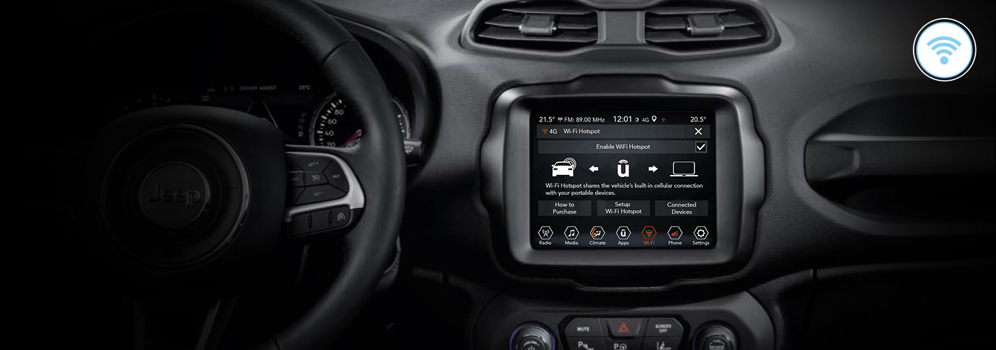 Technology | New Jeep® Renegade | Jeep® UK