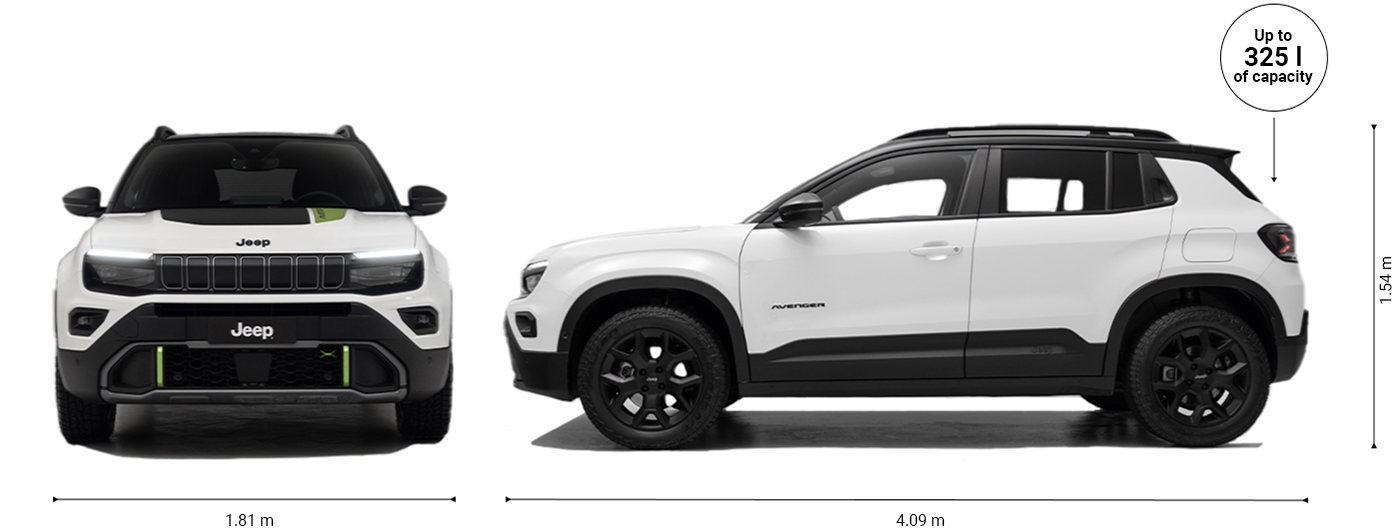 Jeep® Avenger 4xe Hybrid Car | All-wheel drive | Jeep® UK