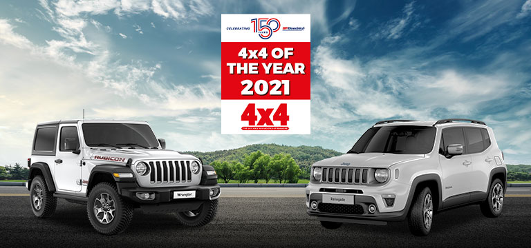 4X4 of The Year Awards | SUV & 4x4 Models | Jeep® UK